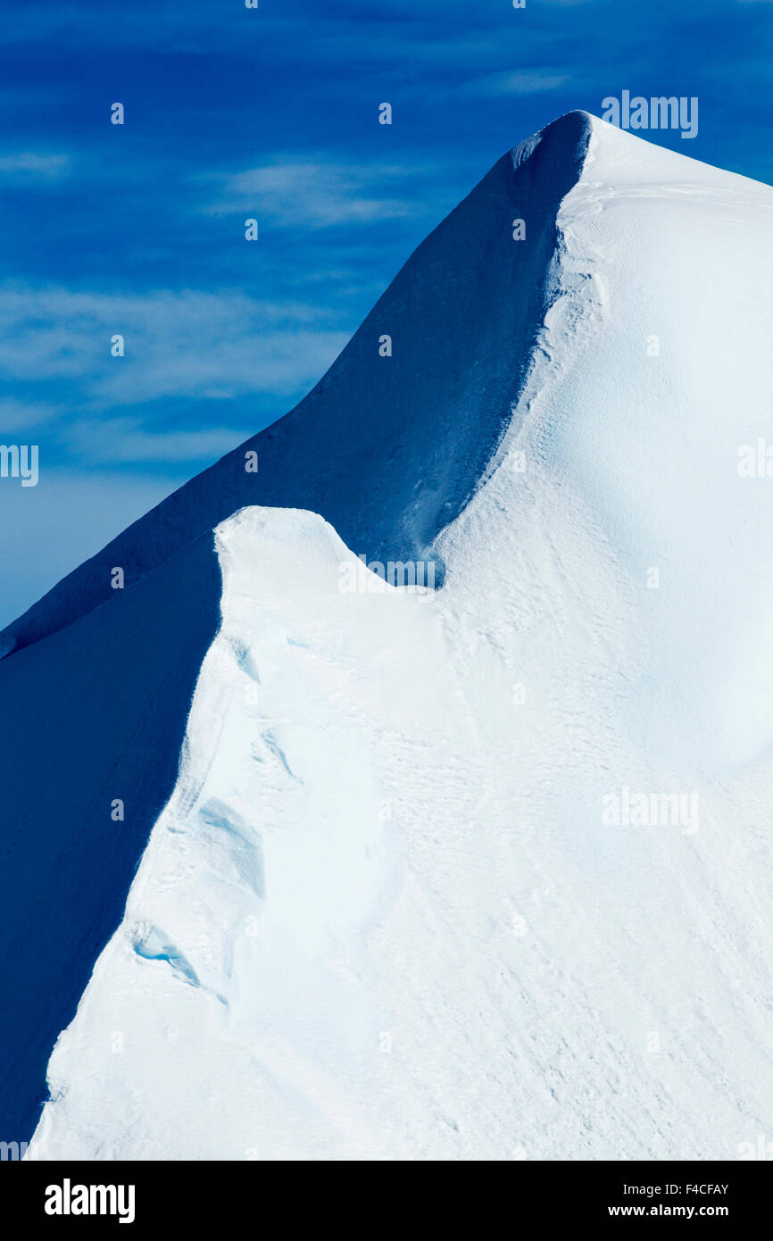 Antarctica, Serrated ridge of iceberg near Enterprise Island in ...