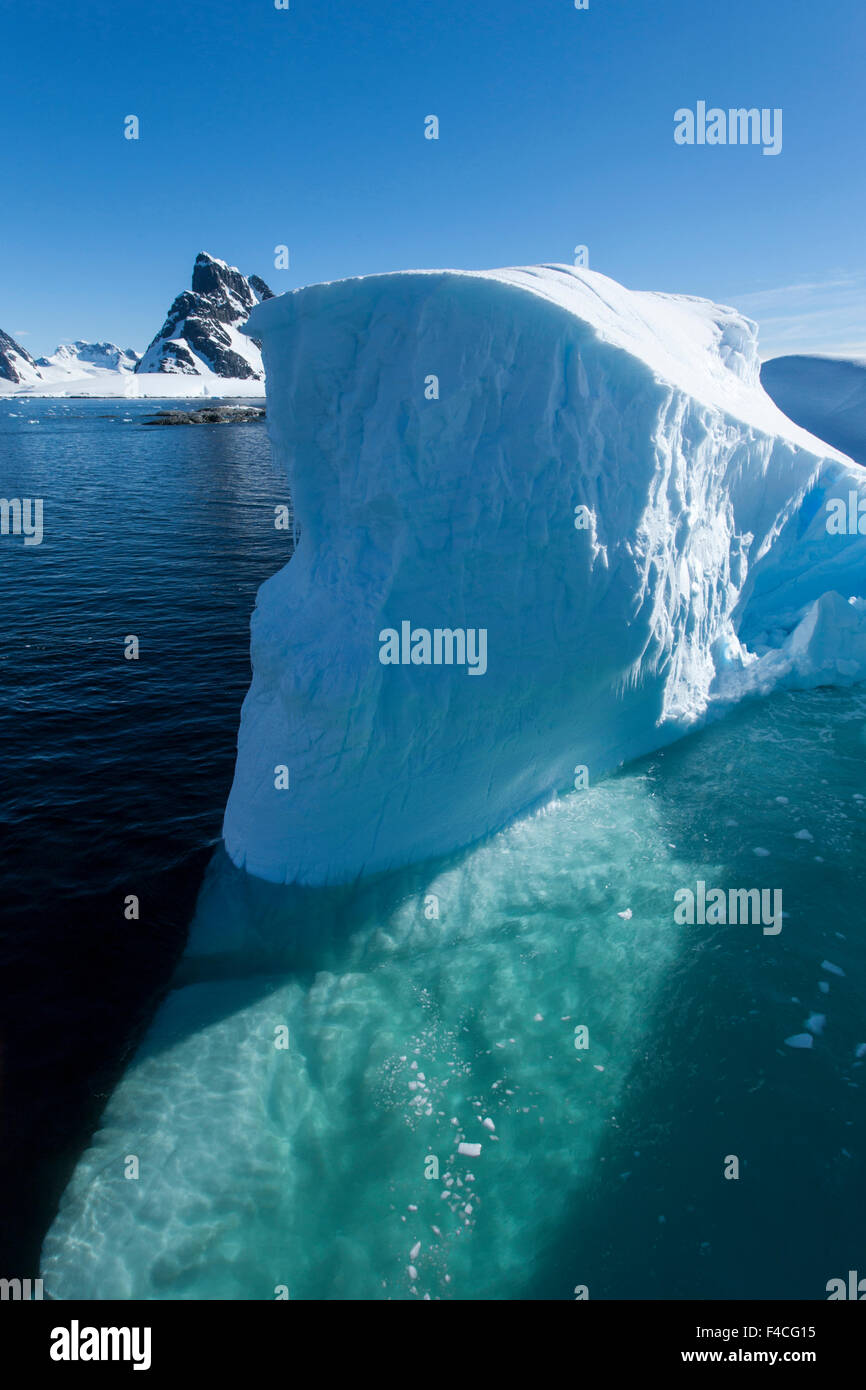 Antarctica, Aerial view of massive tabular iceberg floating near Cape ...