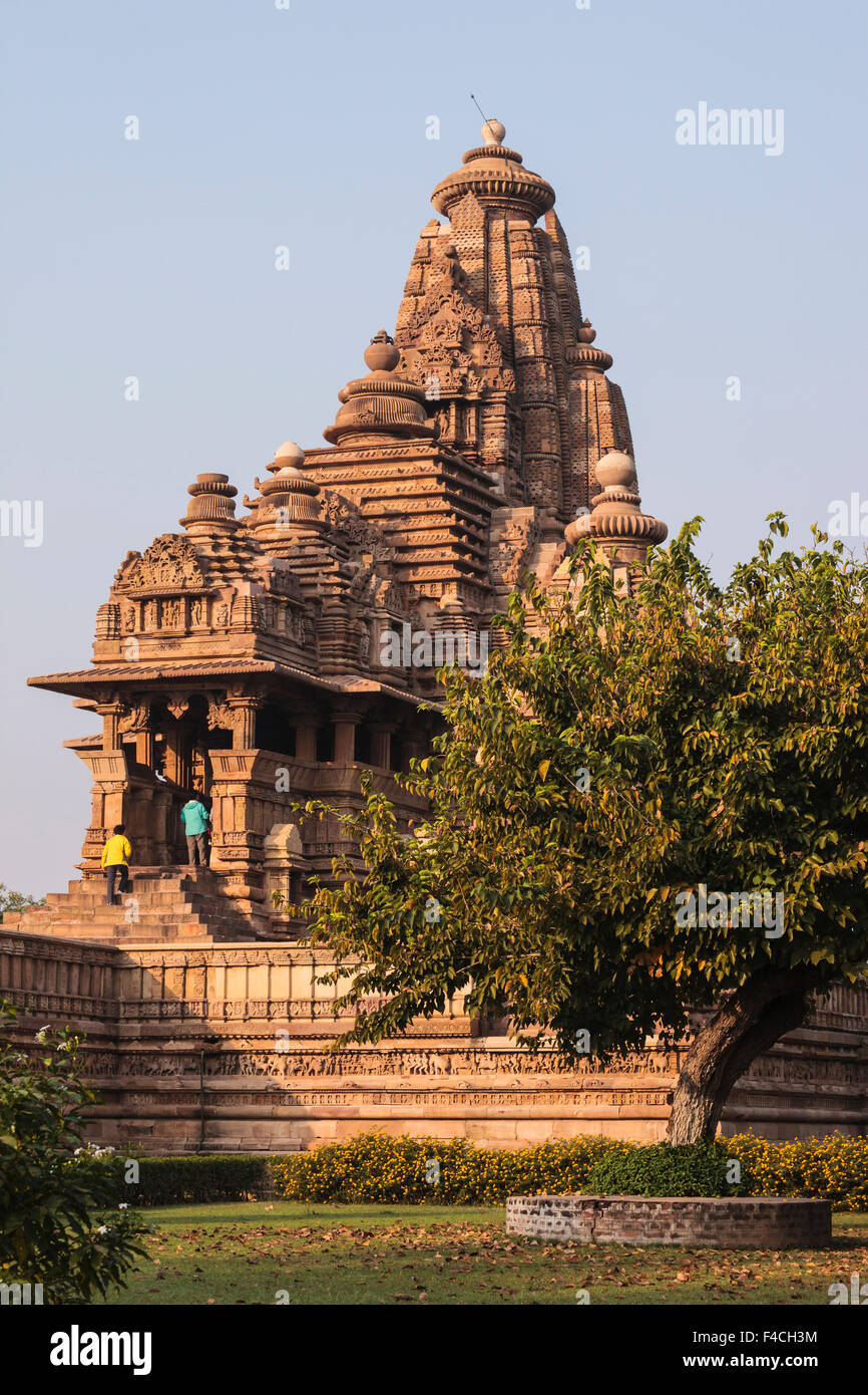 India, Madhya Pradesh, Chhatarpur District, Khajuraho Temple Stock ...