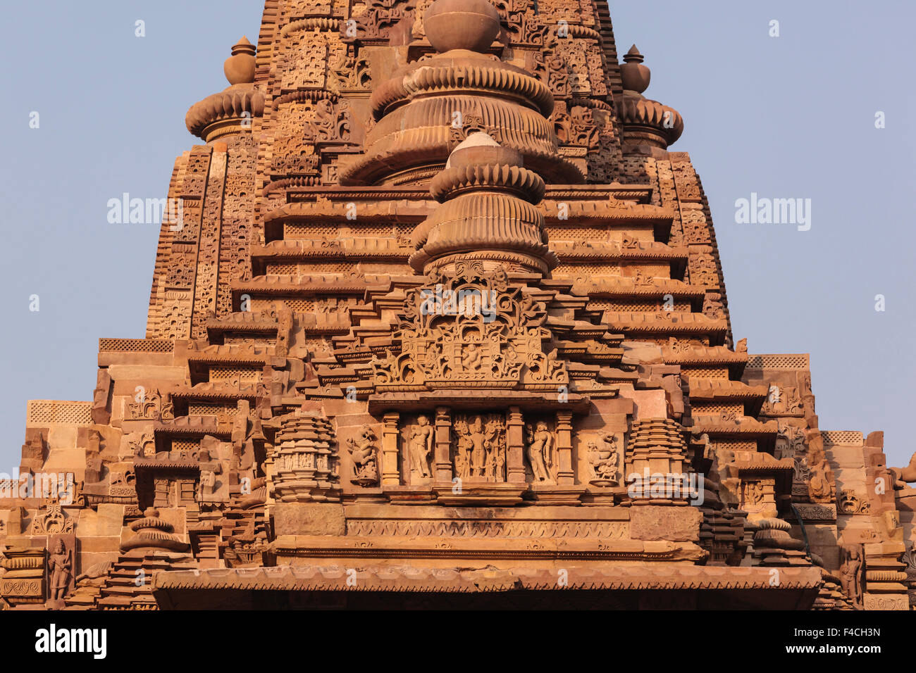 India, Madhya Pradesh, Chhatarpur District, Khajuraho Temple Stock ...
