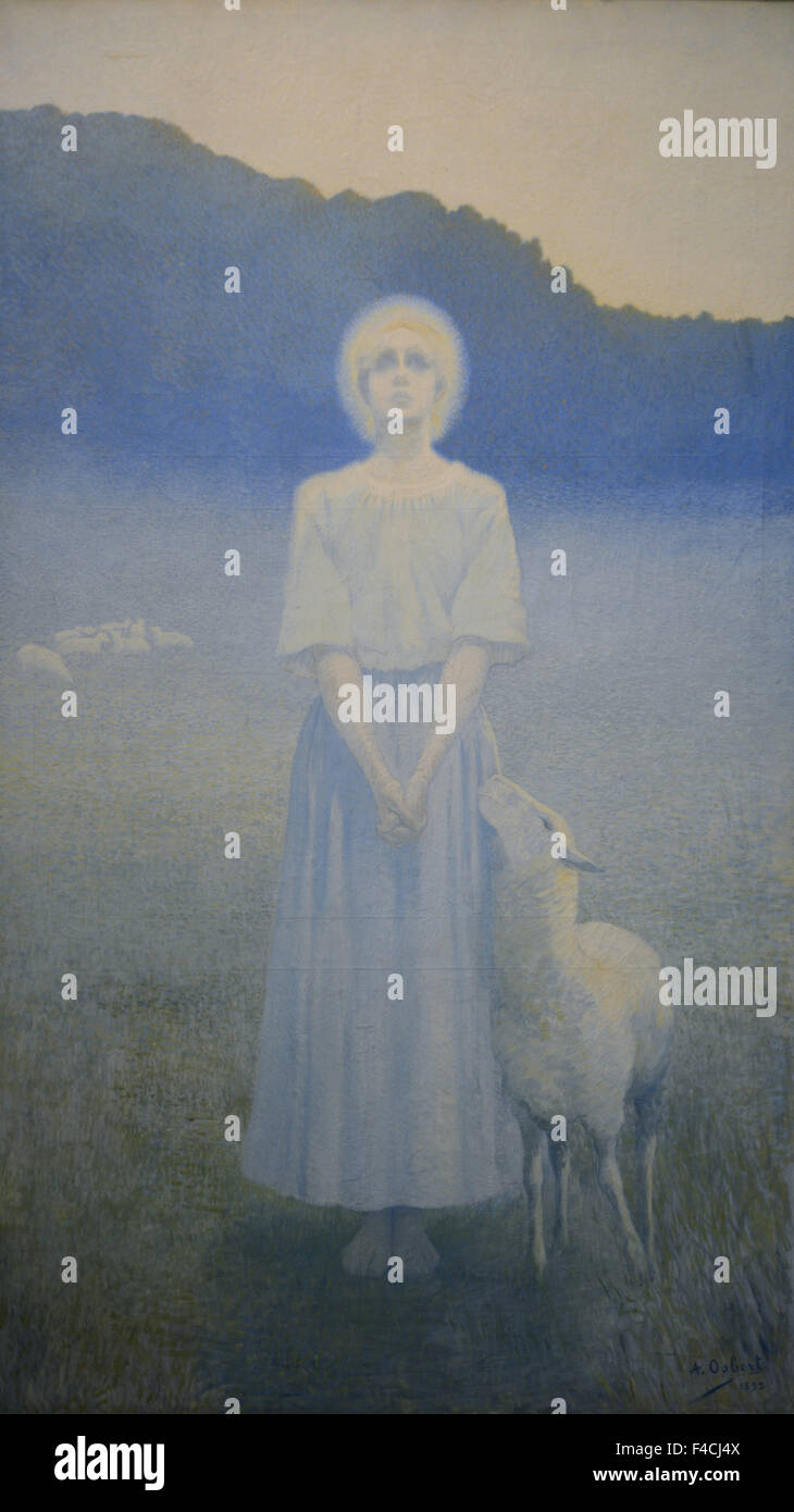 Alphonse Osbert Vision de Sainte Geneviève - 1892 - Orsay Museum ...