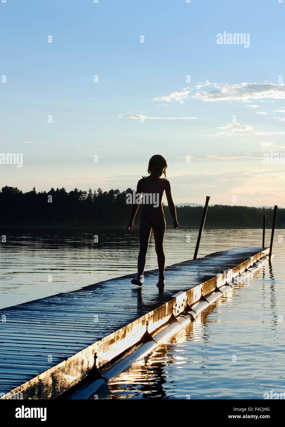 Girl Jetty High Resolution Stock Photography and Images - Alamy
