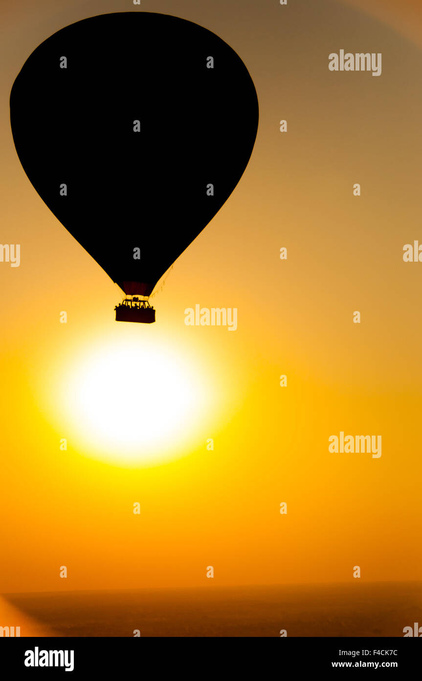Balloon in the sun at sunrise in Bagan Myanmar Burma Stock Photo - Alamy
