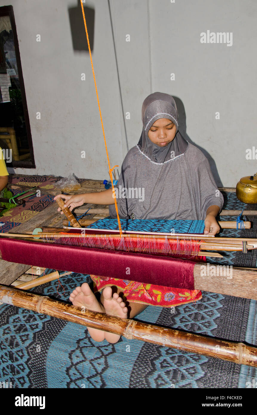 Indonesia, Island of Lombok, Sukarare. Famous craft village known for ...