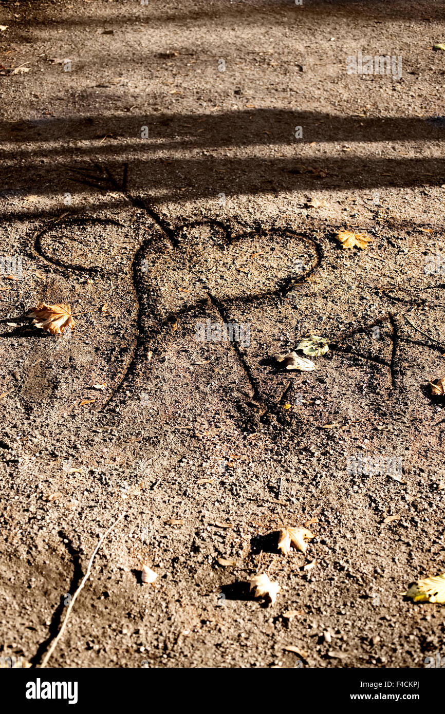 Message on a ground hi-res stock photography and images - Alamy
