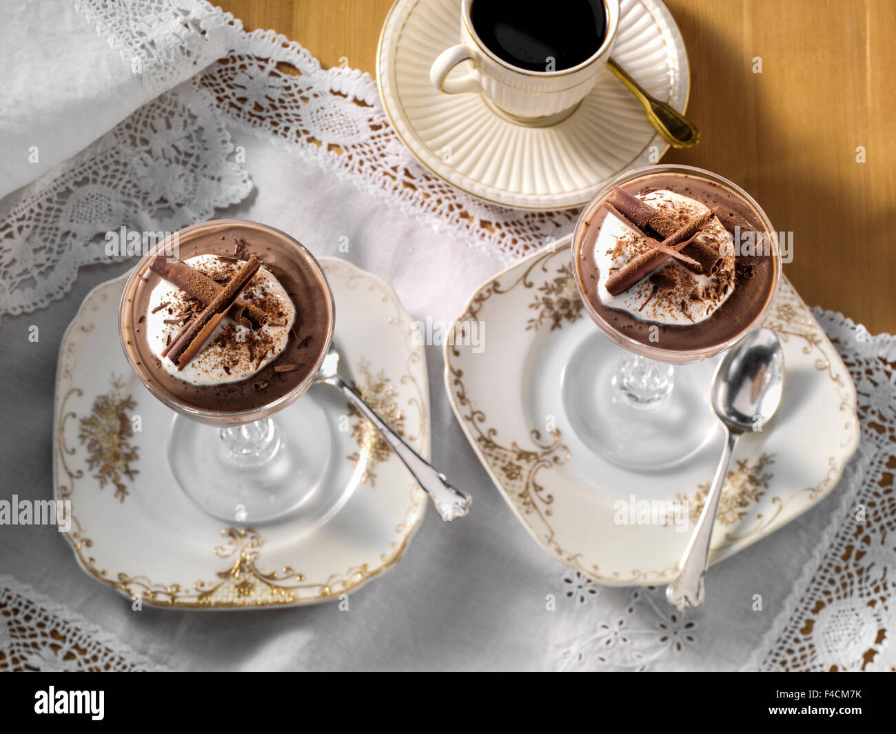 Individual chocolate orange mousse hi-res stock photography and images ...
