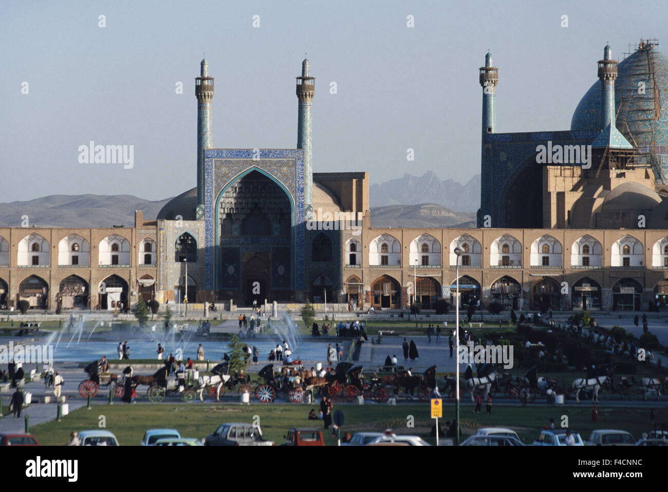 Iran, Isfahan, Khomeini Square (Naqsh-e Jahan Square) (Large format ...