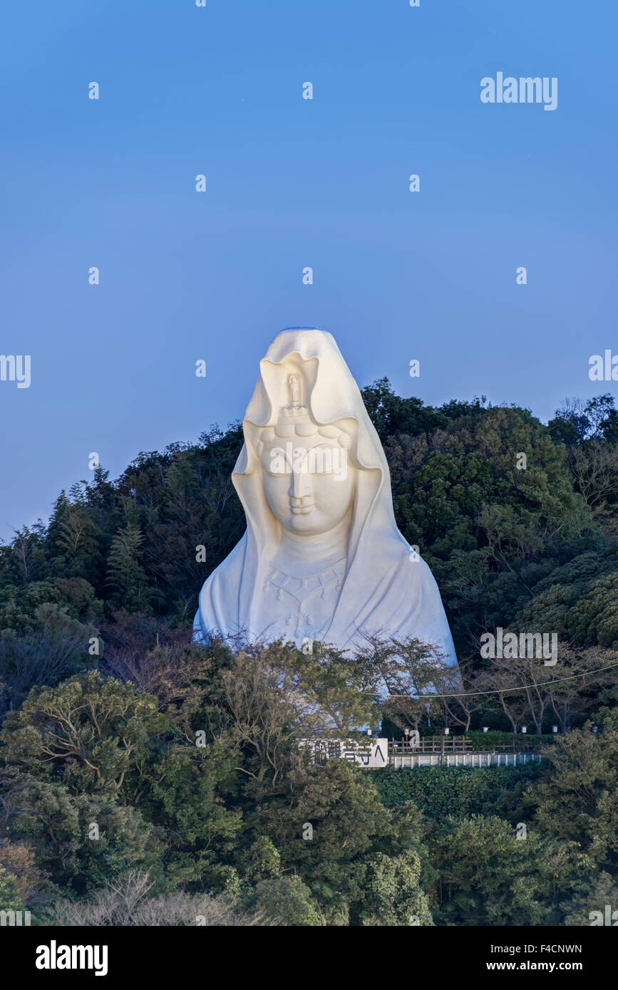 Japan, Kanagawa, Kamakura, Ofuna Kannon at dawn. (Large format sizes ...