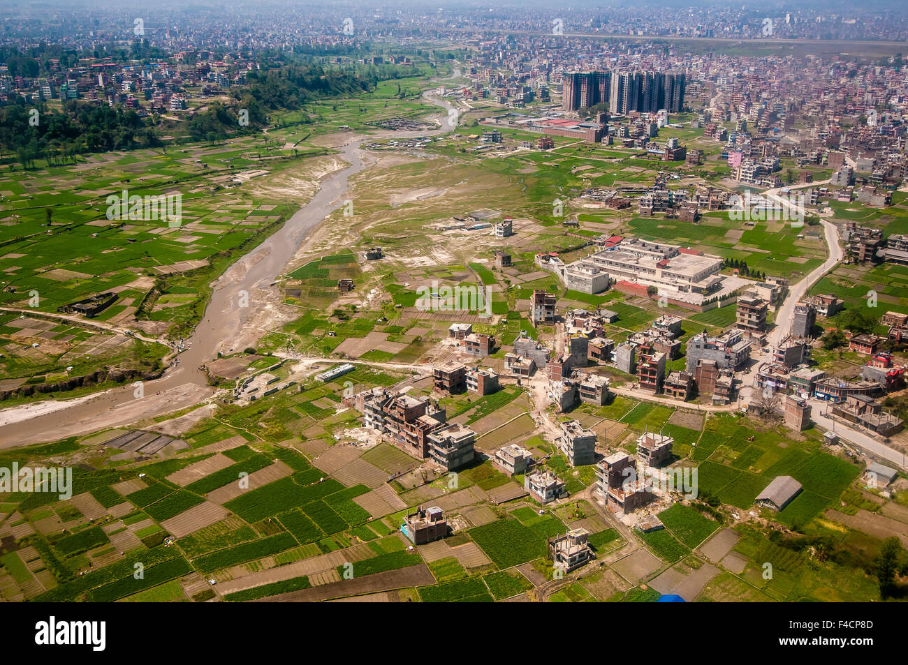 Aerial view of Kathmandu, Nepal Stock Photo - Alamy
