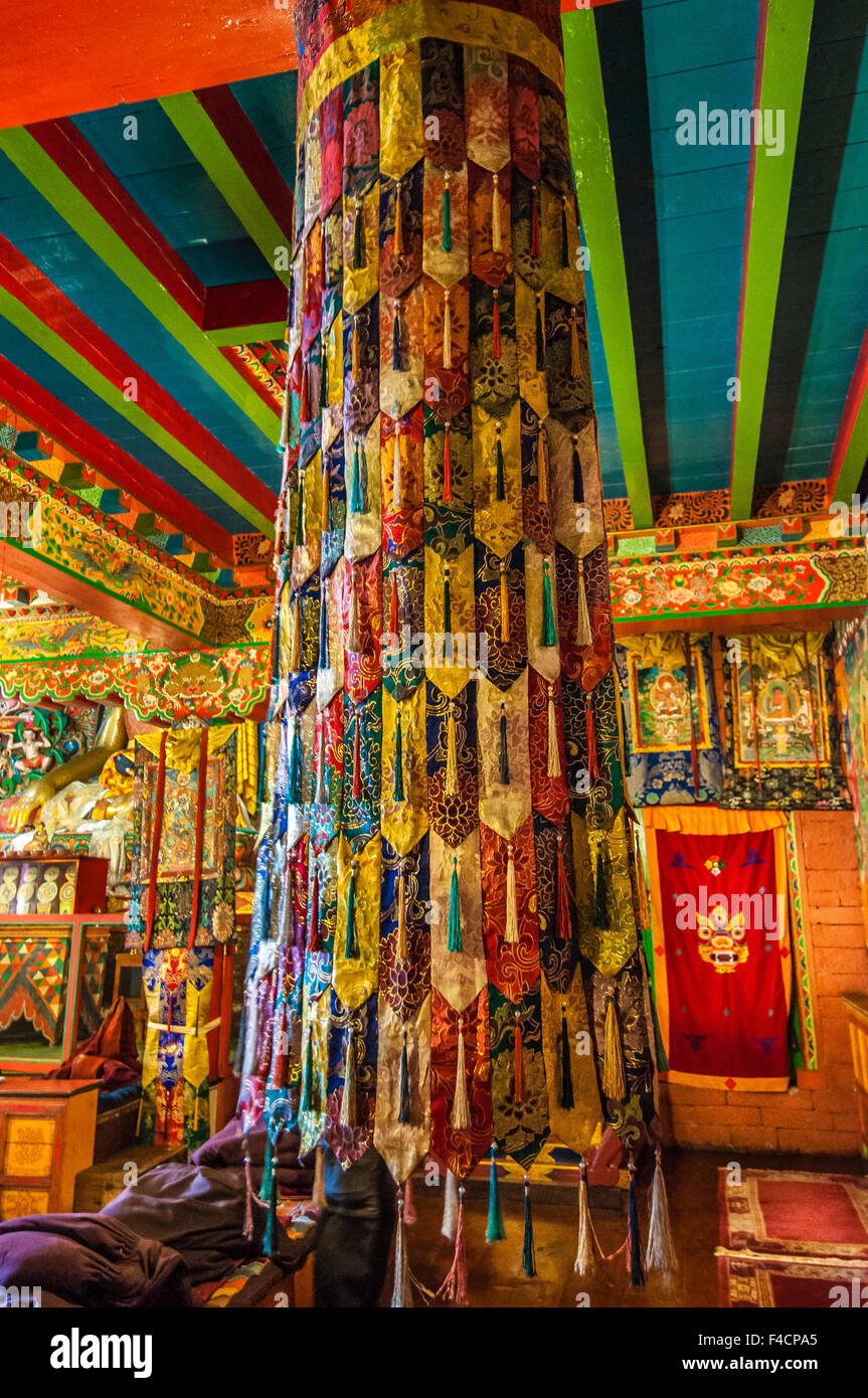 Inside Tengboche Monastery, Nepal Stock Photo - Alamy