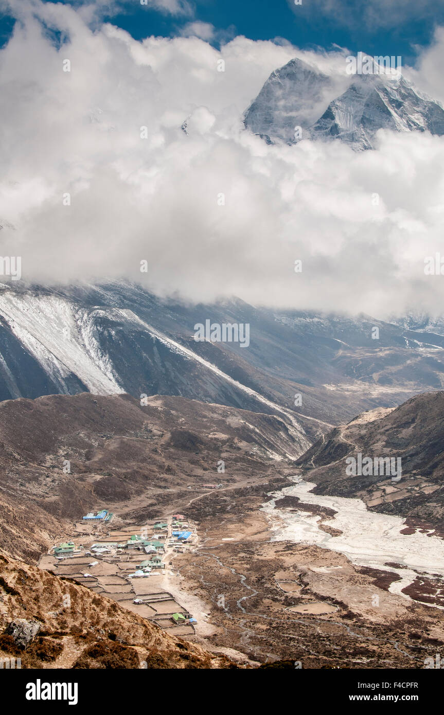 Pheriche from ridge, Nepal Stock Photo - Alamy