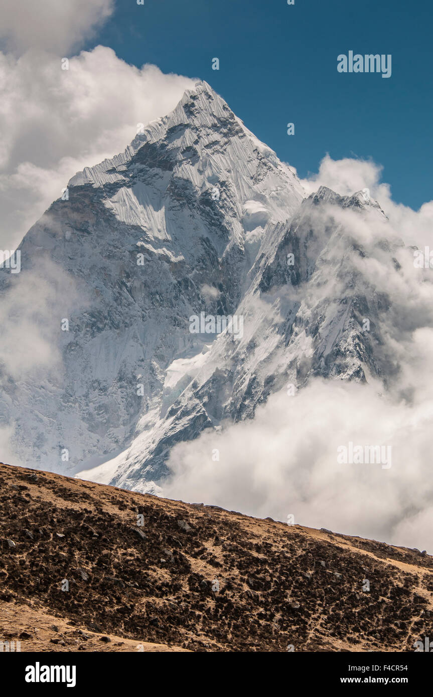 Mountain scene, Nepal Stock Photo - Alamy