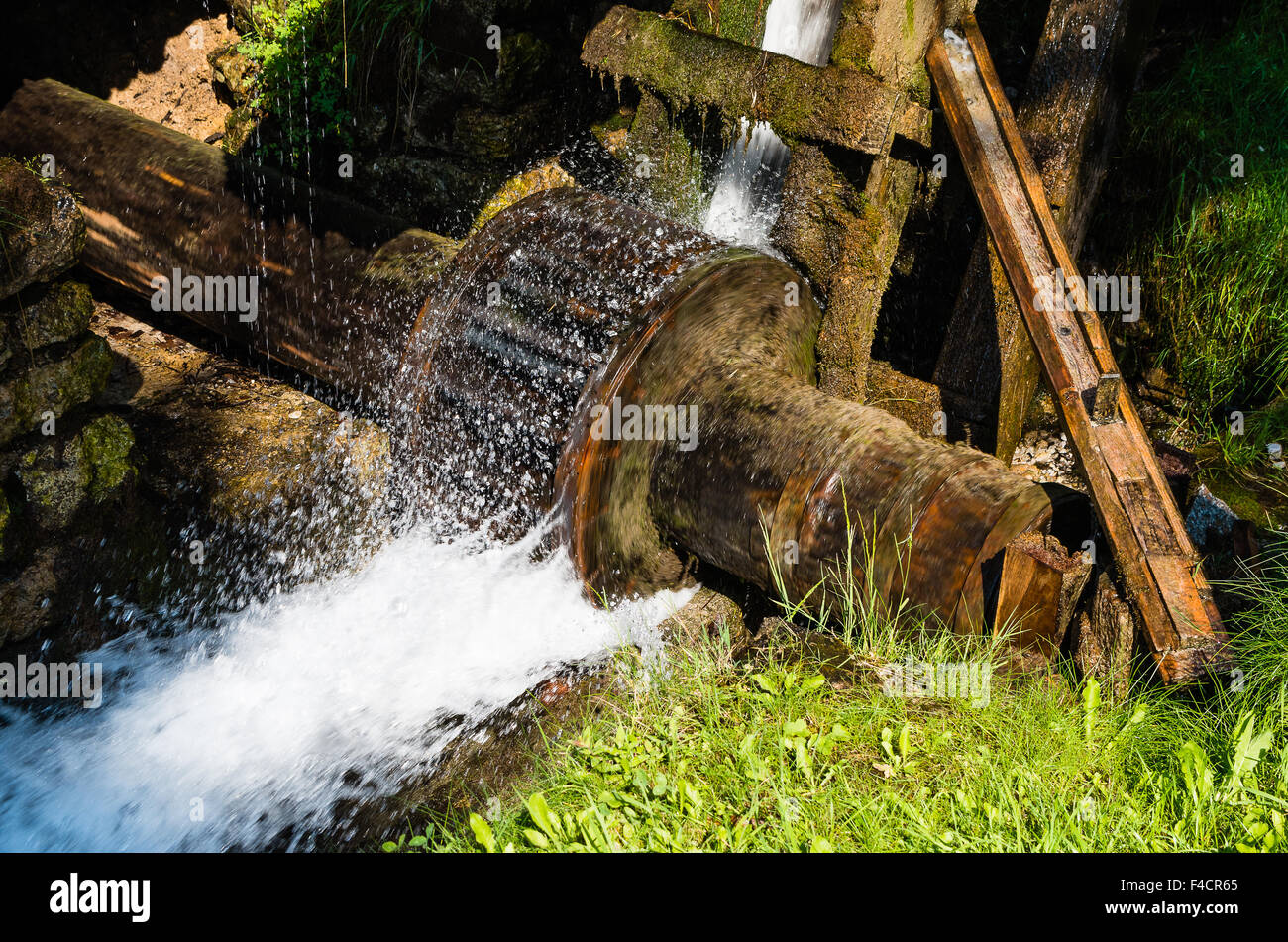 Water Sawmill Taialacqua, water mill Stock Photo - Alamy