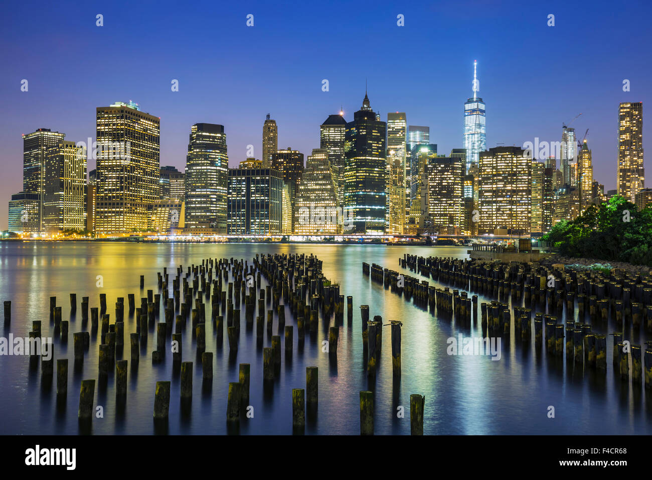 Downtown new york view hi-res stock photography and images - Alamy