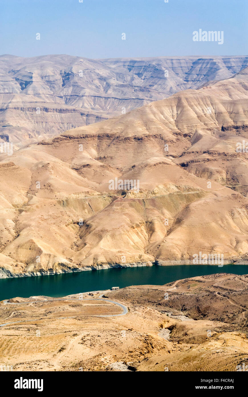 Wadi Al Mujib Dam and lake, Jordan Stock Photo - Alamy