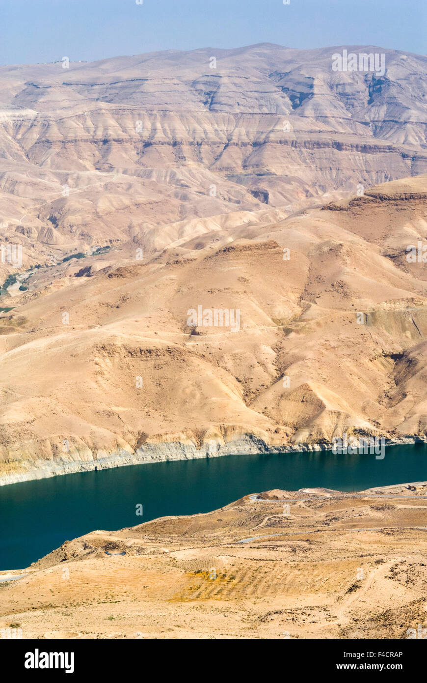 Wadi Al Mujib Dam and lake, Jordan Stock Photo - Alamy