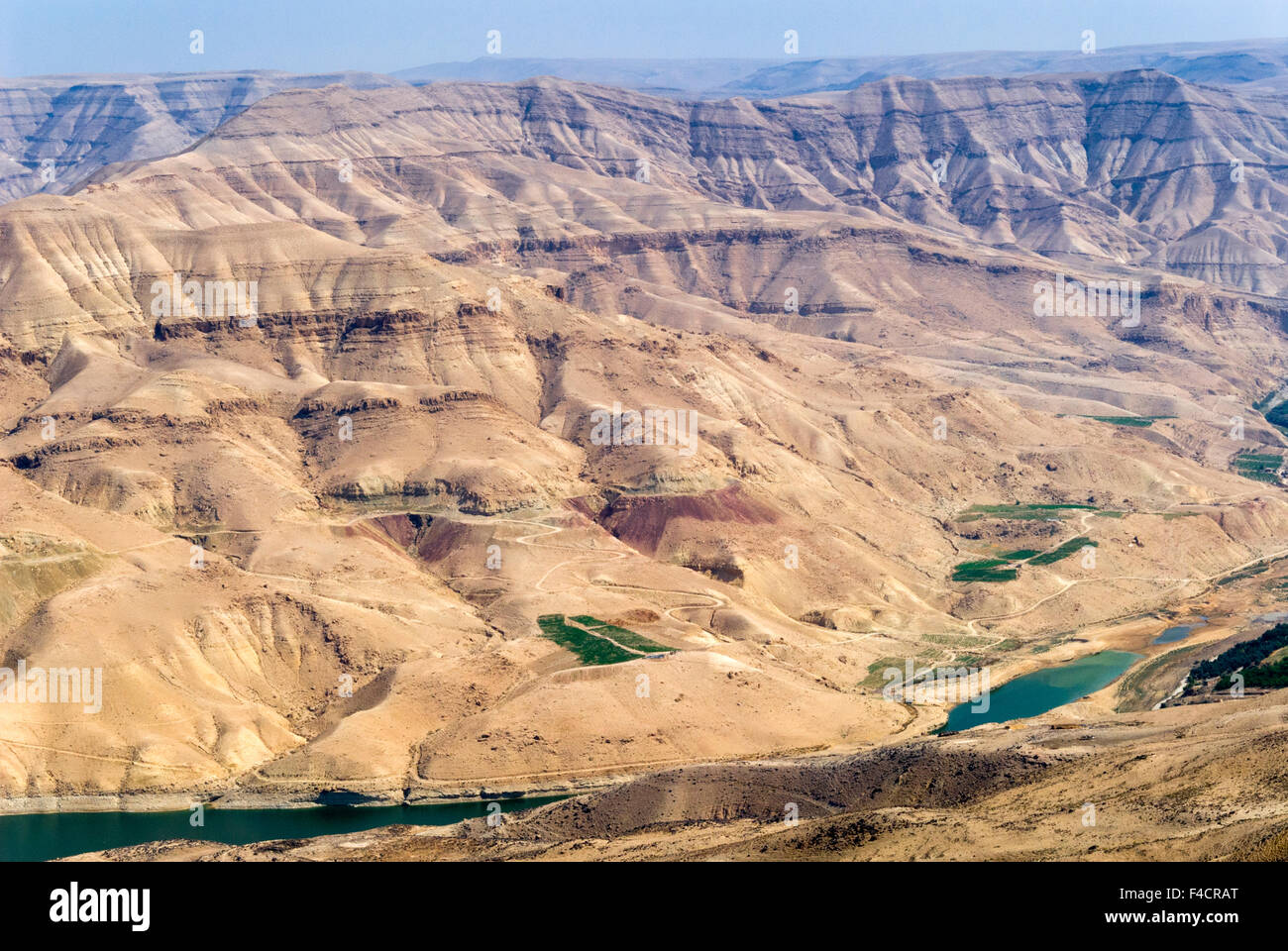 Wadi Al Mujib Dam and lake, Jordan Stock Photo - Alamy