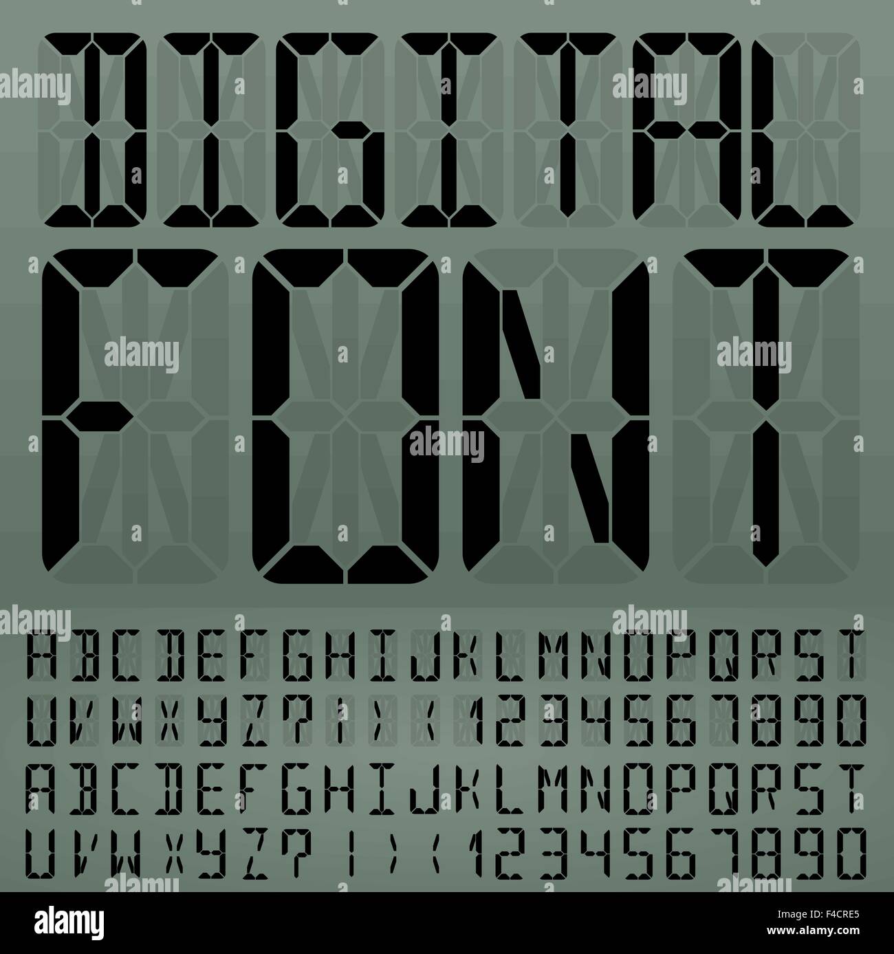 Crystal font hi-res stock photography and images - Alamy