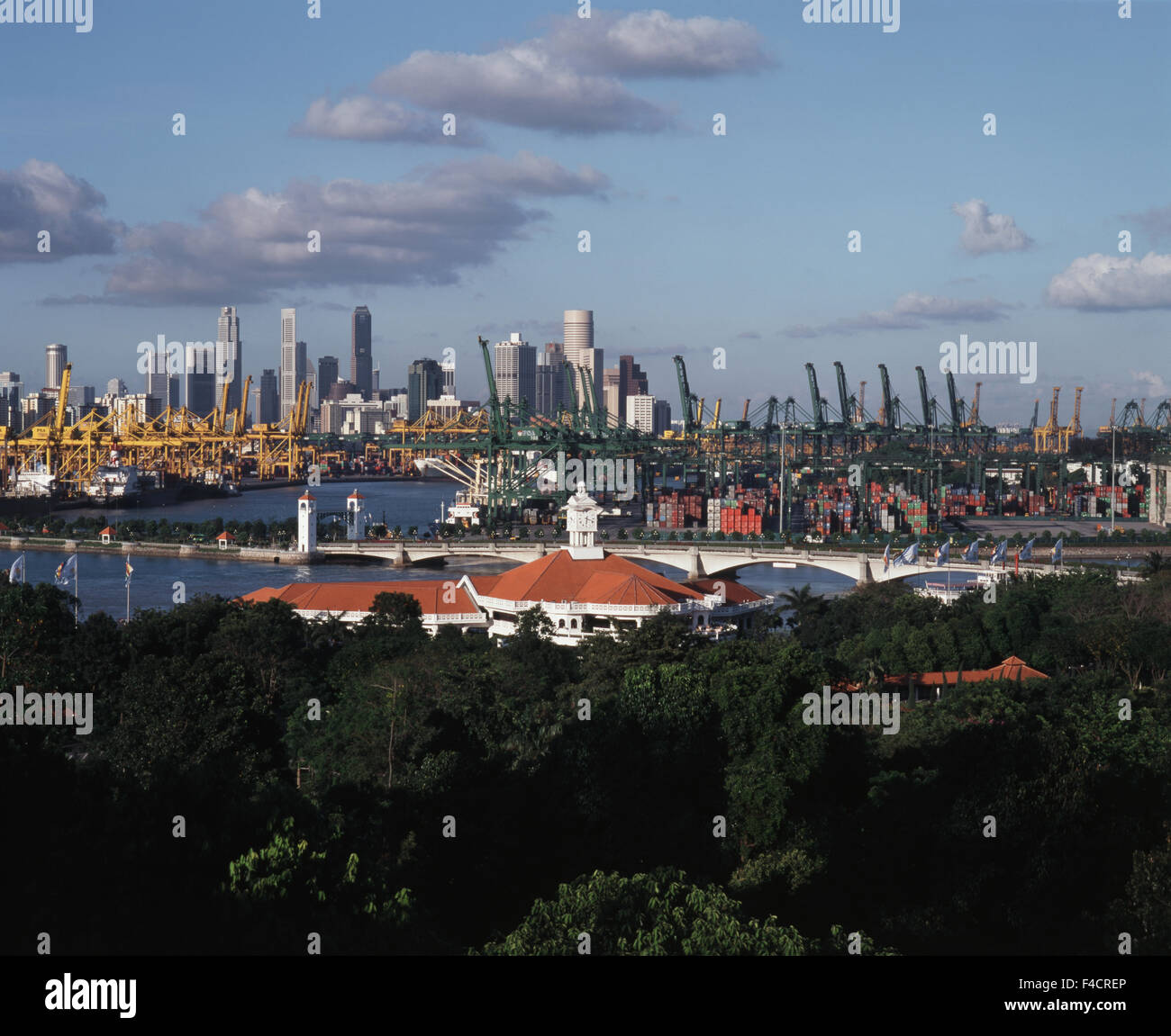 Singapore, Sentosa Island. Sentosa Ferry Terminal. (Large format sizes ...