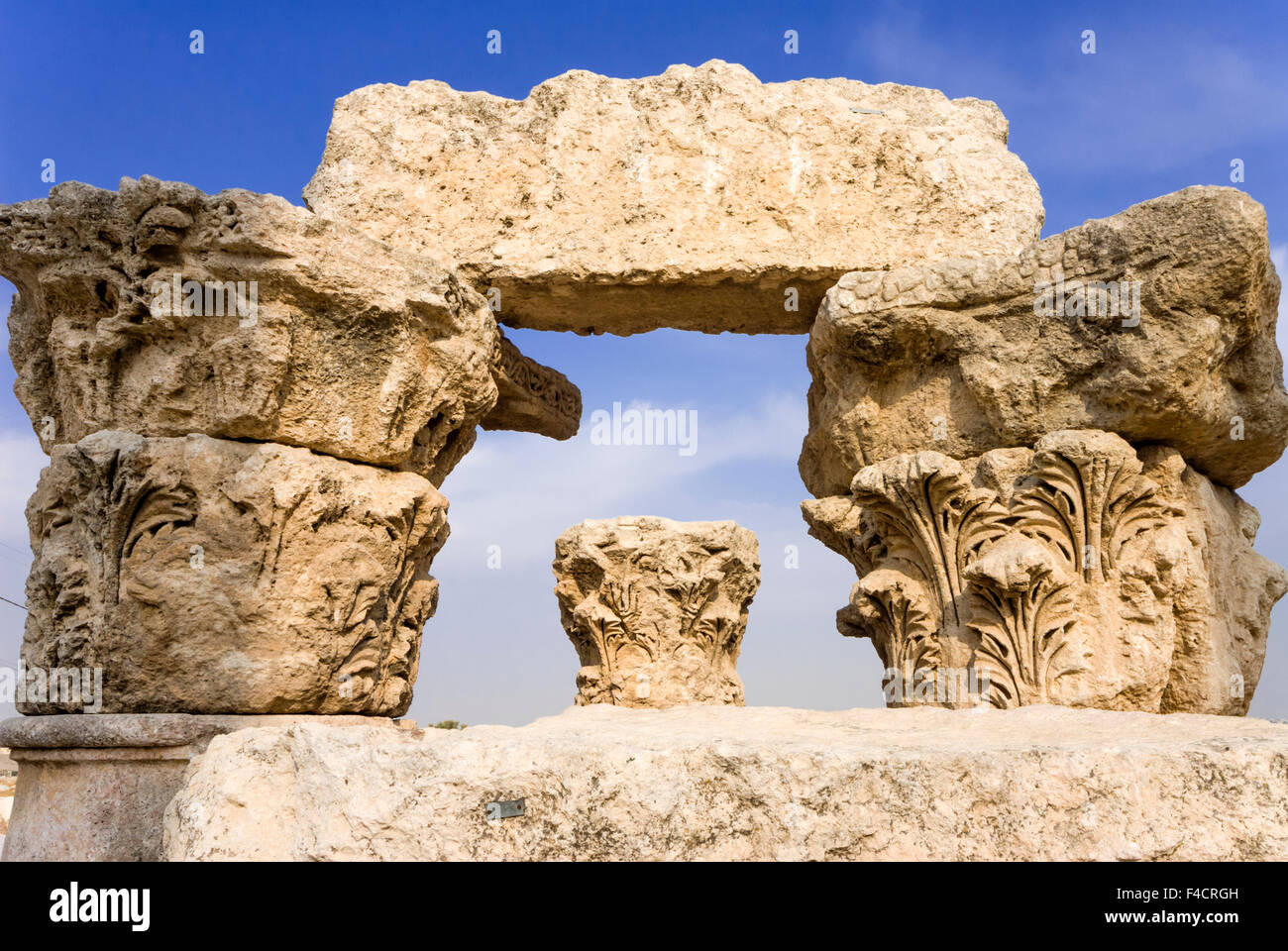 The Citadel, Roman Ruins, Amman, Jordan Stock Photo - Alamy