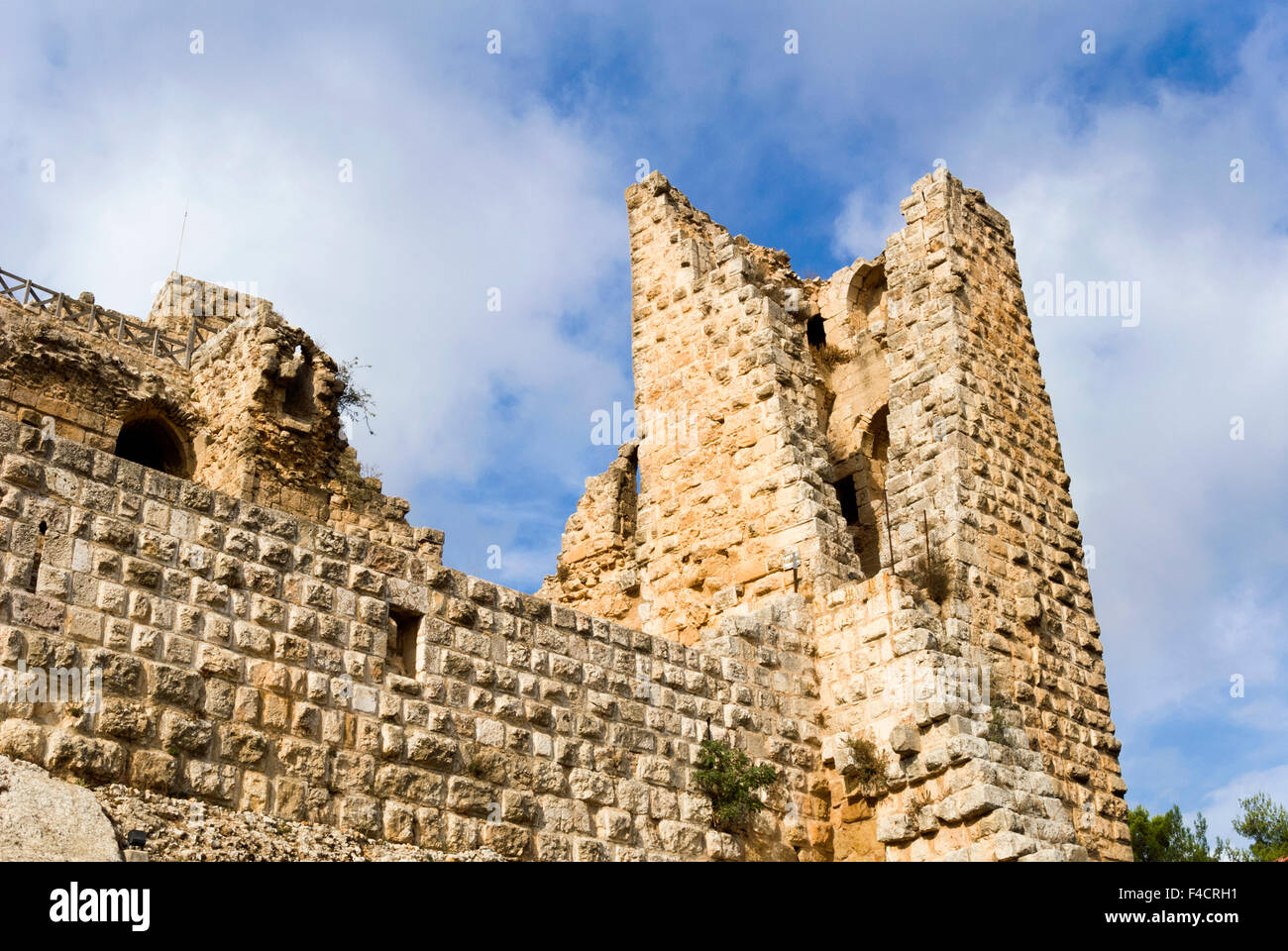 Muslim military fort of Ajloun, Jordan Stock Photo - Alamy