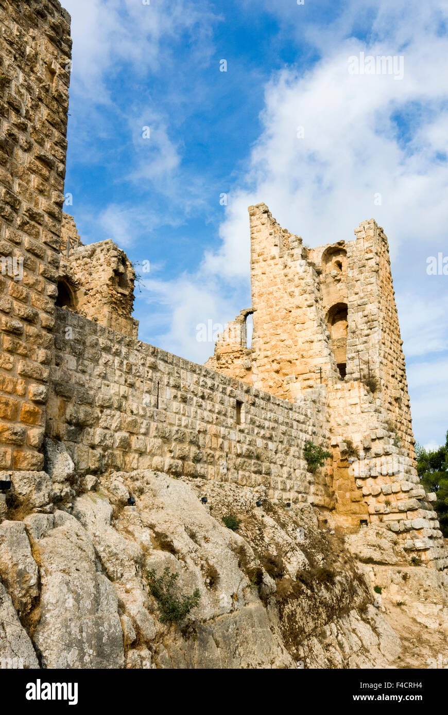 Muslim military fort of Ajloun, Jordan Stock Photo - Alamy