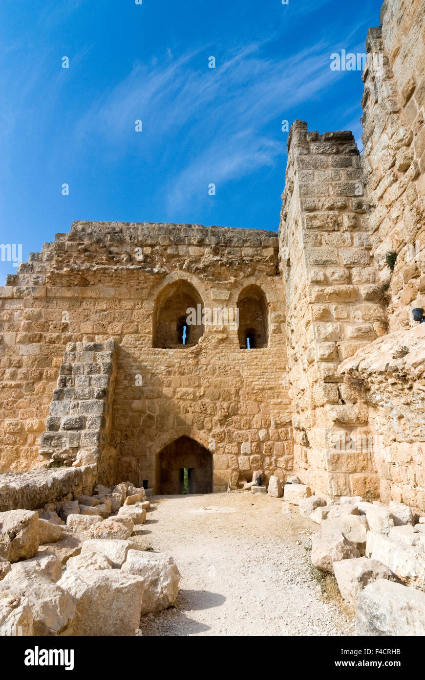 Muslim military fort of Ajloun, Jordan Stock Photo - Alamy