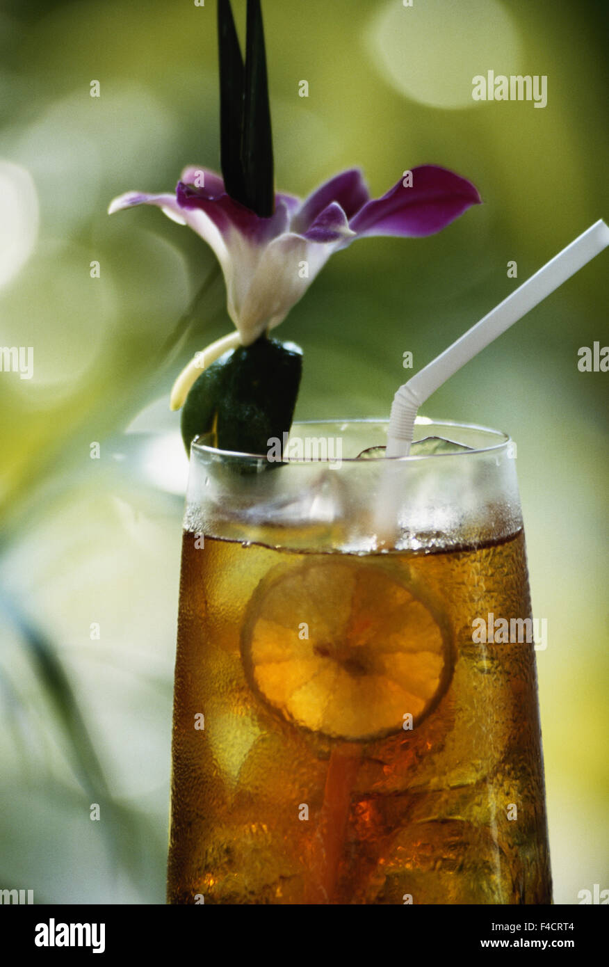 Thailand, Ko Samui, Exotic Iced Tea (Large format sizes available Stock ...