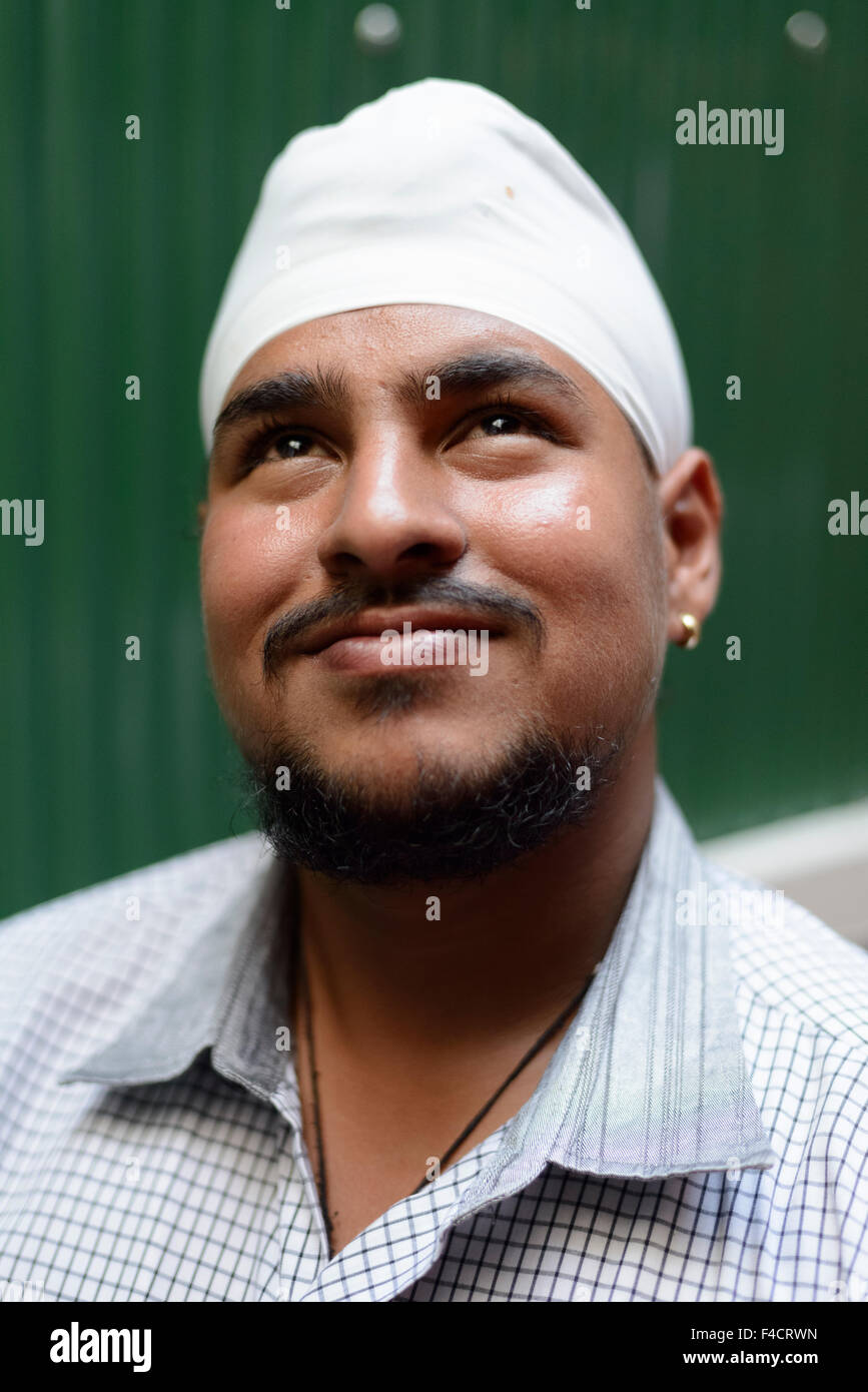 Thailand, Bangkok. Portrait of Indian holy man. (Large format sizes ...