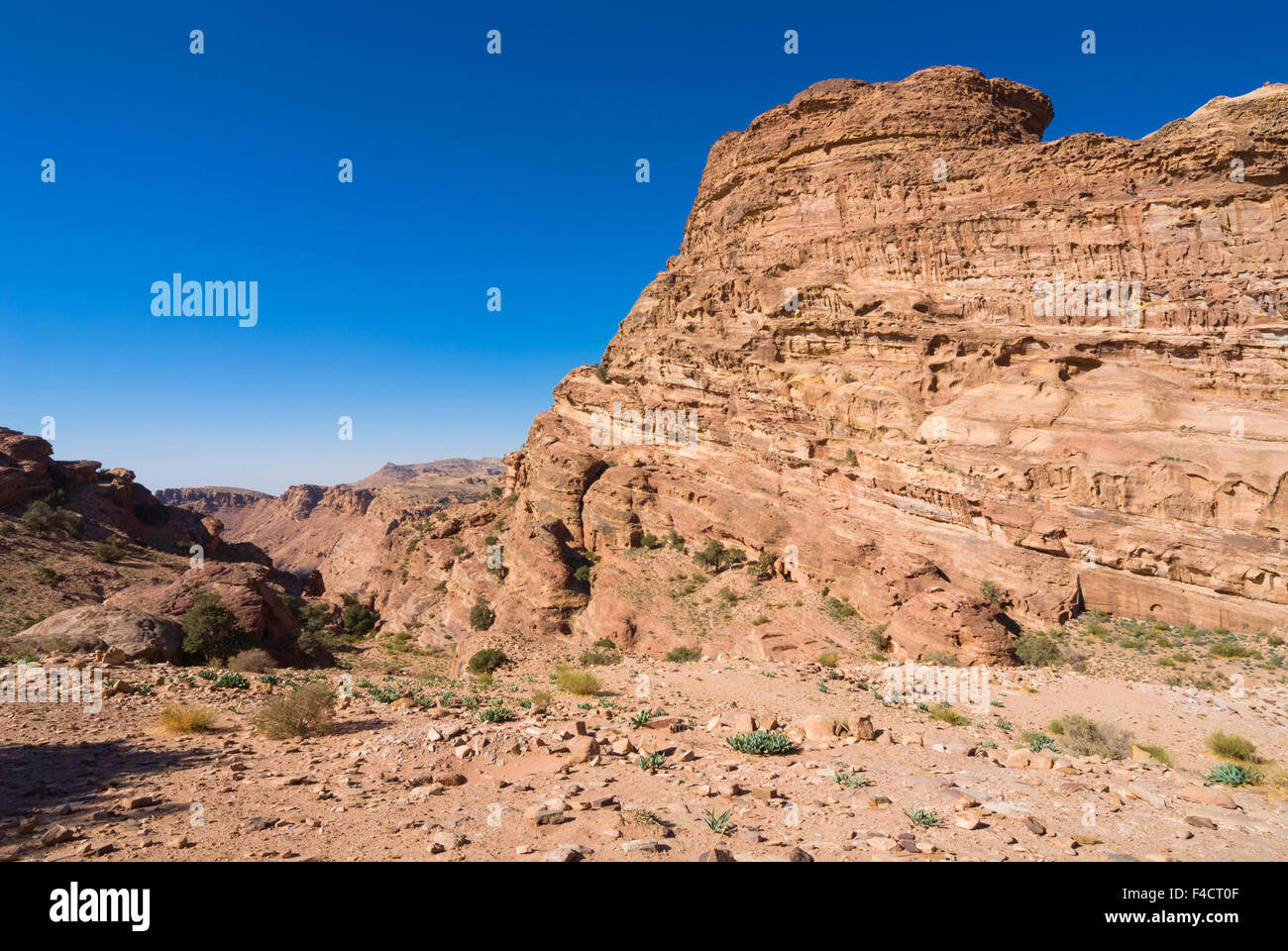 Petra Valley, Wadi Musa, Petra, UNESCO World Heritage Site, Jordan ...