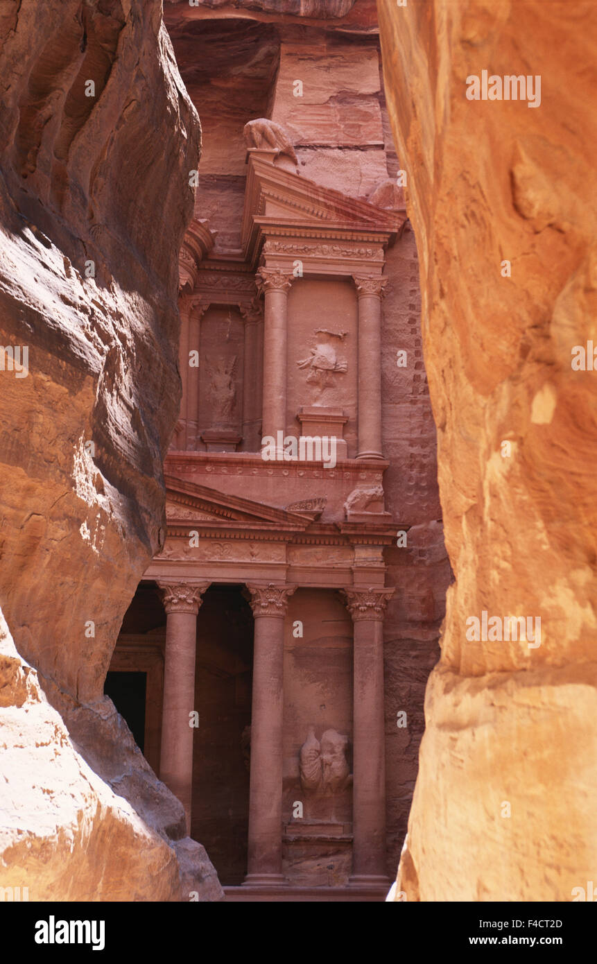 Jordan, The Treasury at Petra (Large format sizes available Stock Photo ...