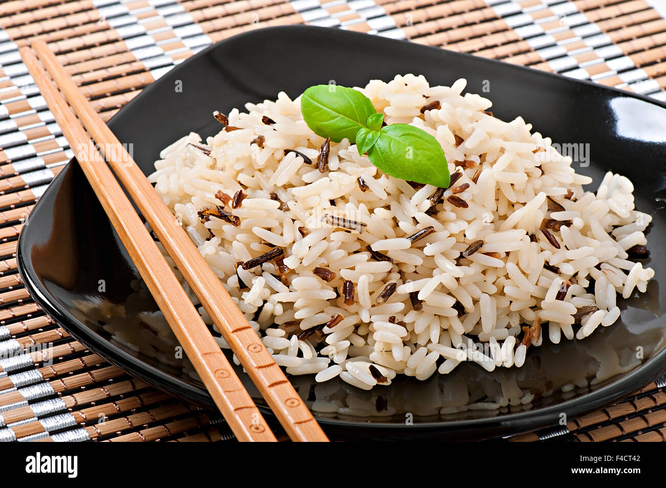 Mixed boiled rice Stock Photo - Alamy