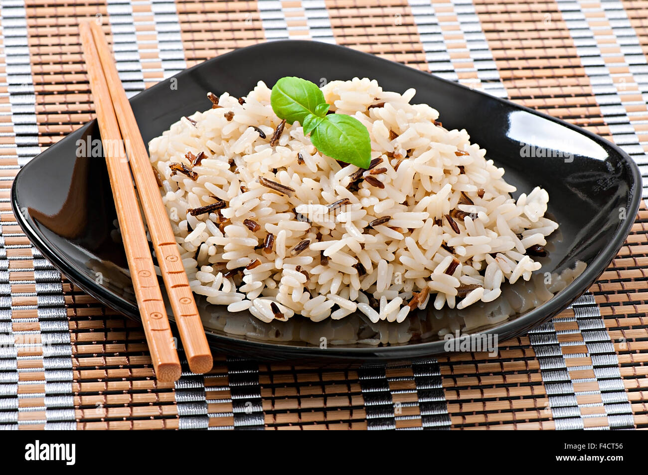 Mixed boiled rice Stock Photo - Alamy