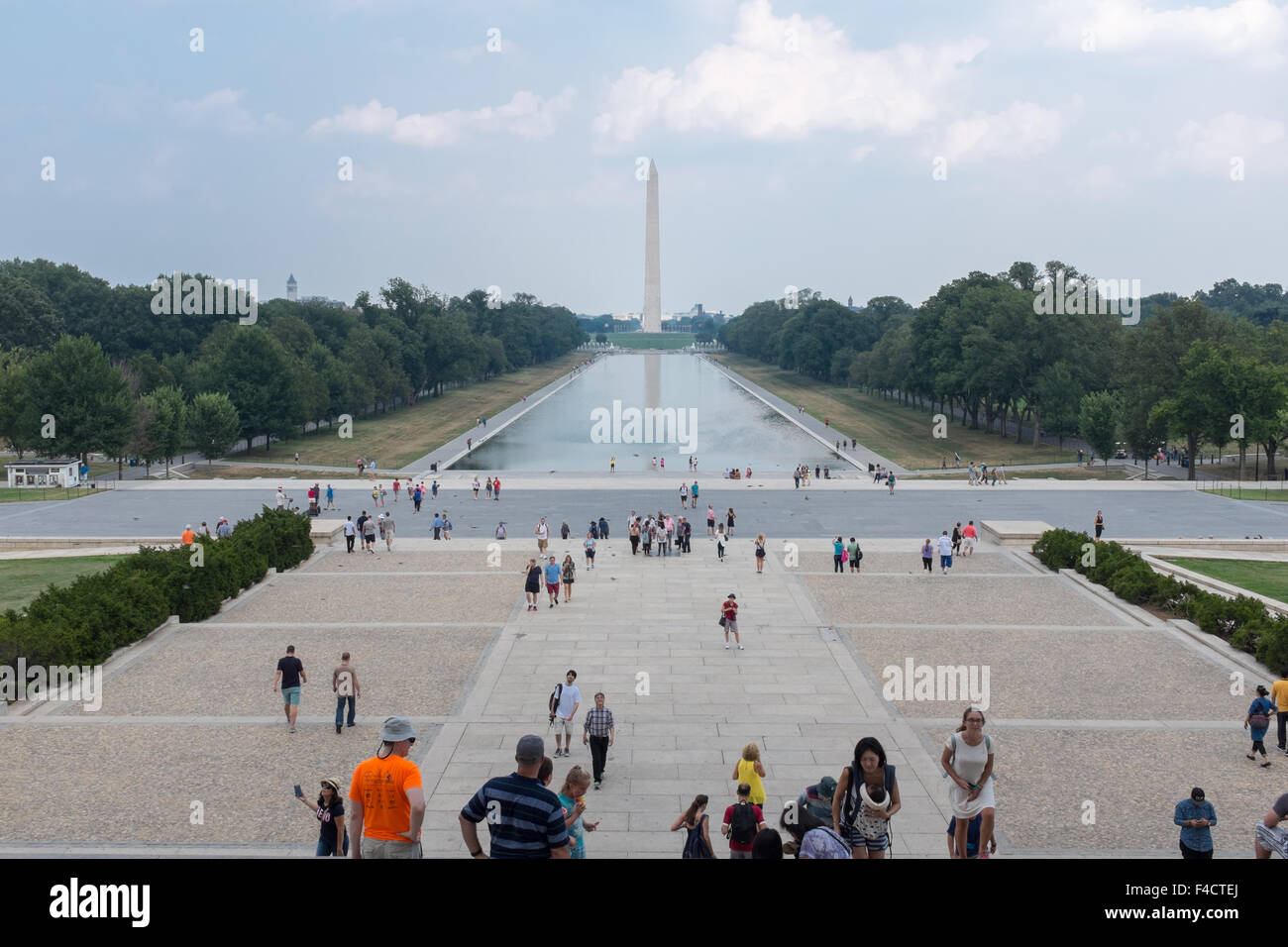 Lincoln memorial steps hi-res stock photography and images - Alamy