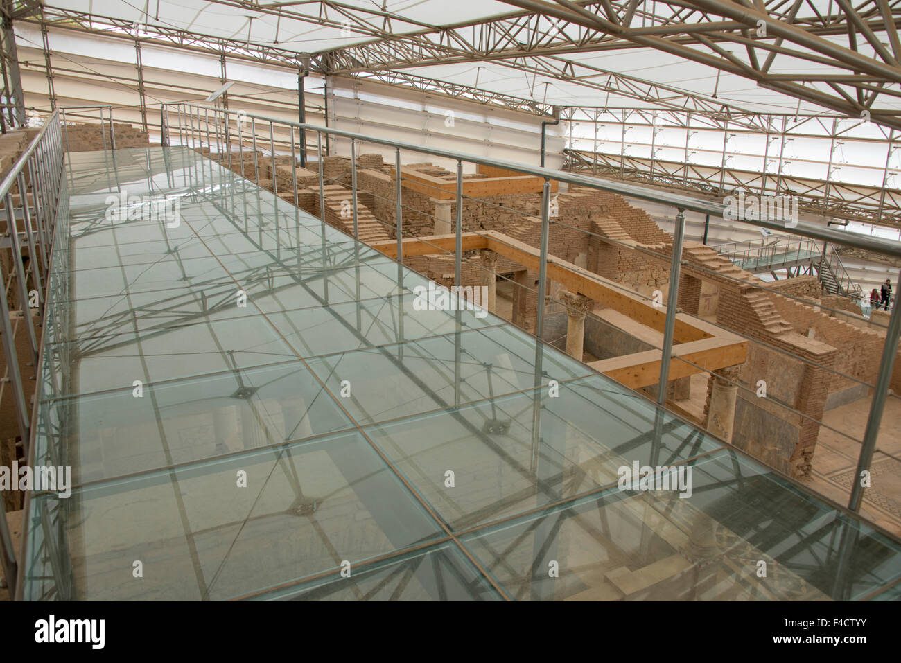 Turkey, Ephesus. Historic Terrace Houses. Interior of the Terrace House ...