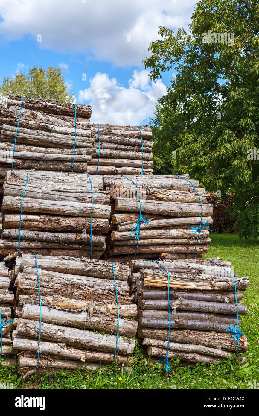 Large bundles of wood hi-res stock photography and images - Alamy