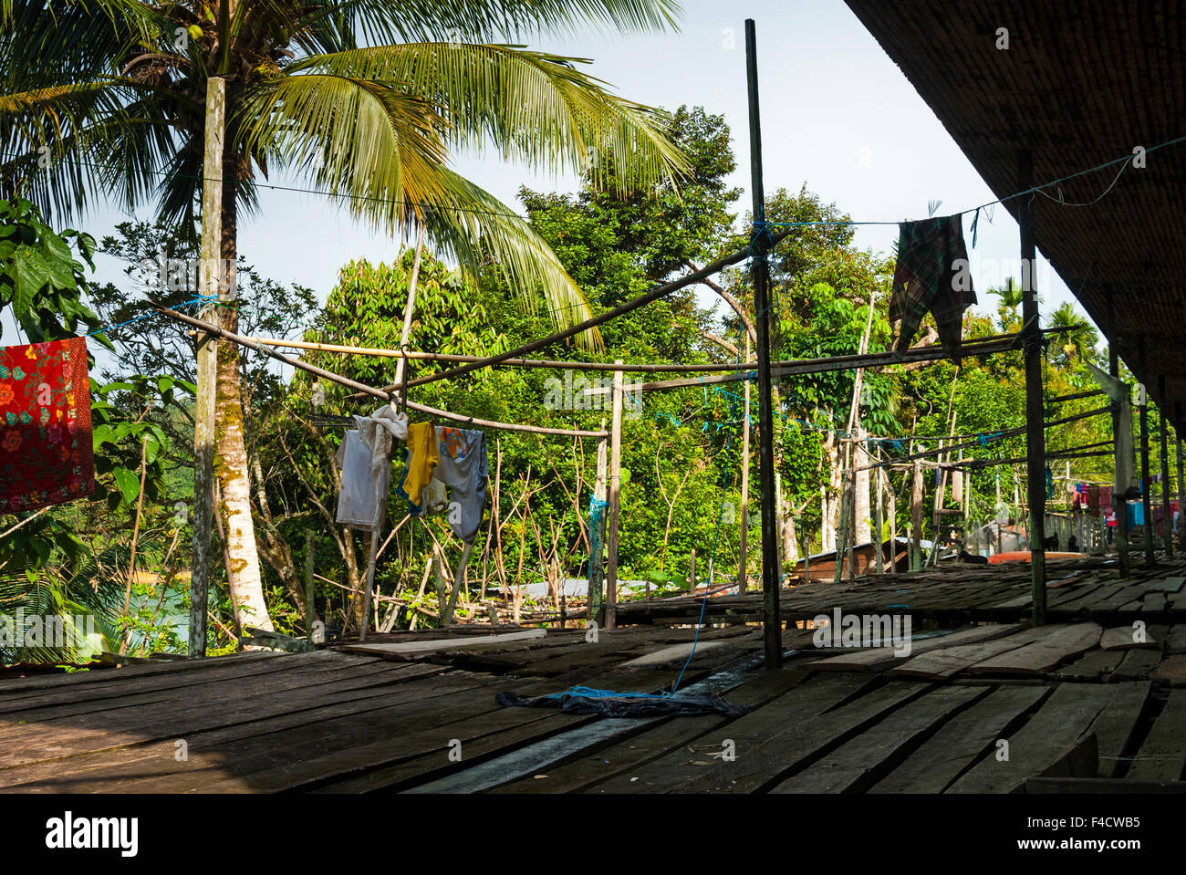 Mengkak Iban Longhouse, Batang Ai National Park, Sarawak, Malaysian ...