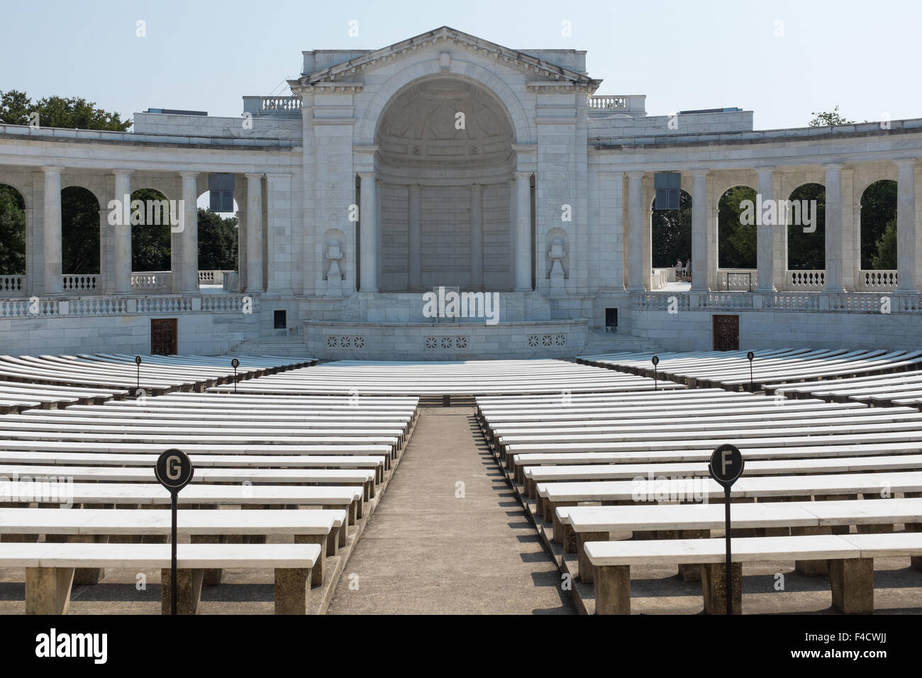 Memorial Amphitheater at Arlington National Cemetery, VA Stock Photo ...