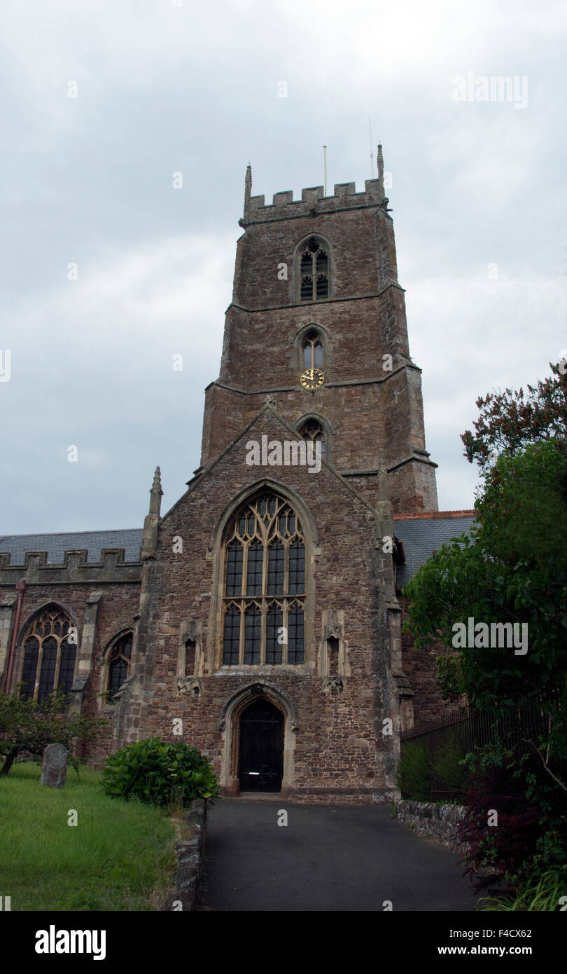 SOMERSET; DUNSTER; ST.GEORGE'S CHURCH Stock Photo - Alamy