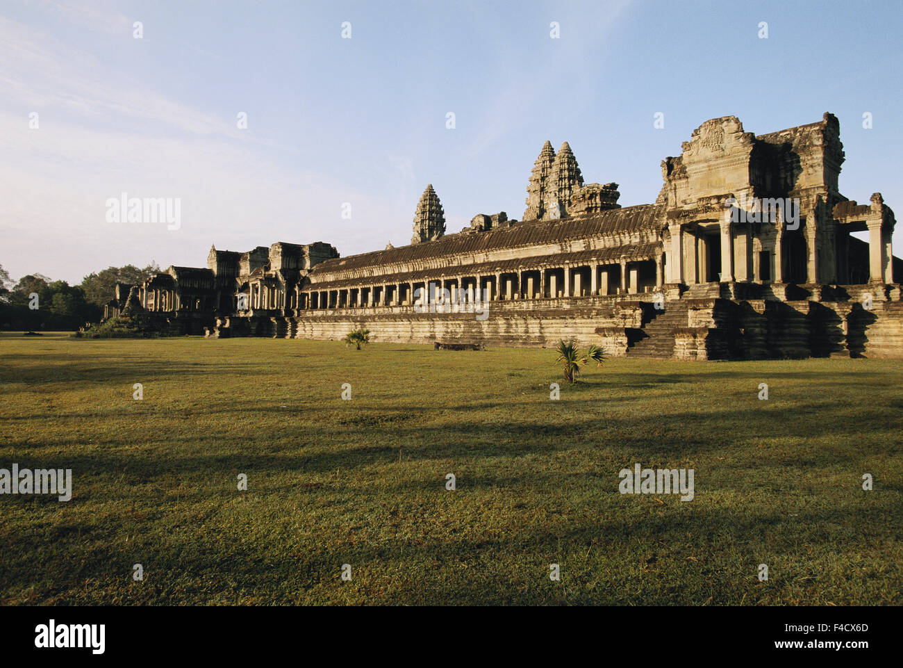 Cambodia, Sien Reap, Angkor, 12th century Angkor Wat. (Large format ...