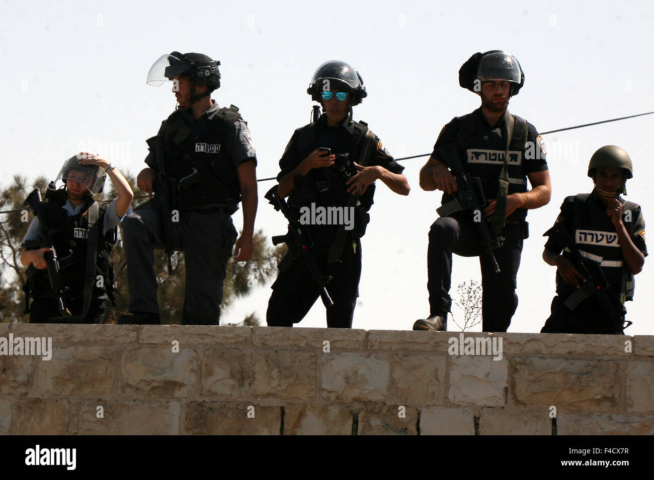 Jerusalem, Jerusalem, Palestinian Territory. 16th Oct, 2015. Israeli ...