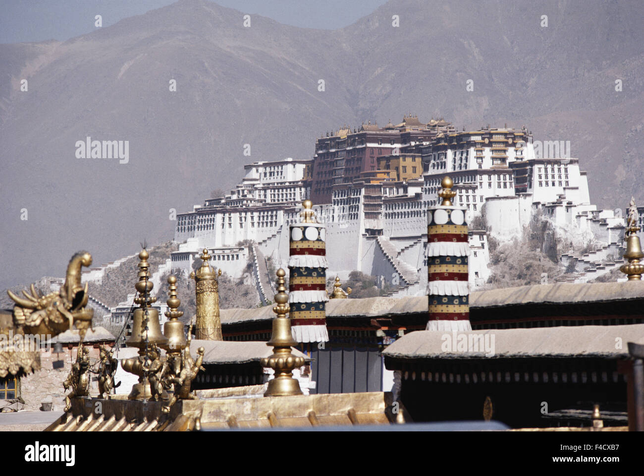 Tibet, Lhasa, Potala Palace from Jokhang Temple (Large format sizes ...