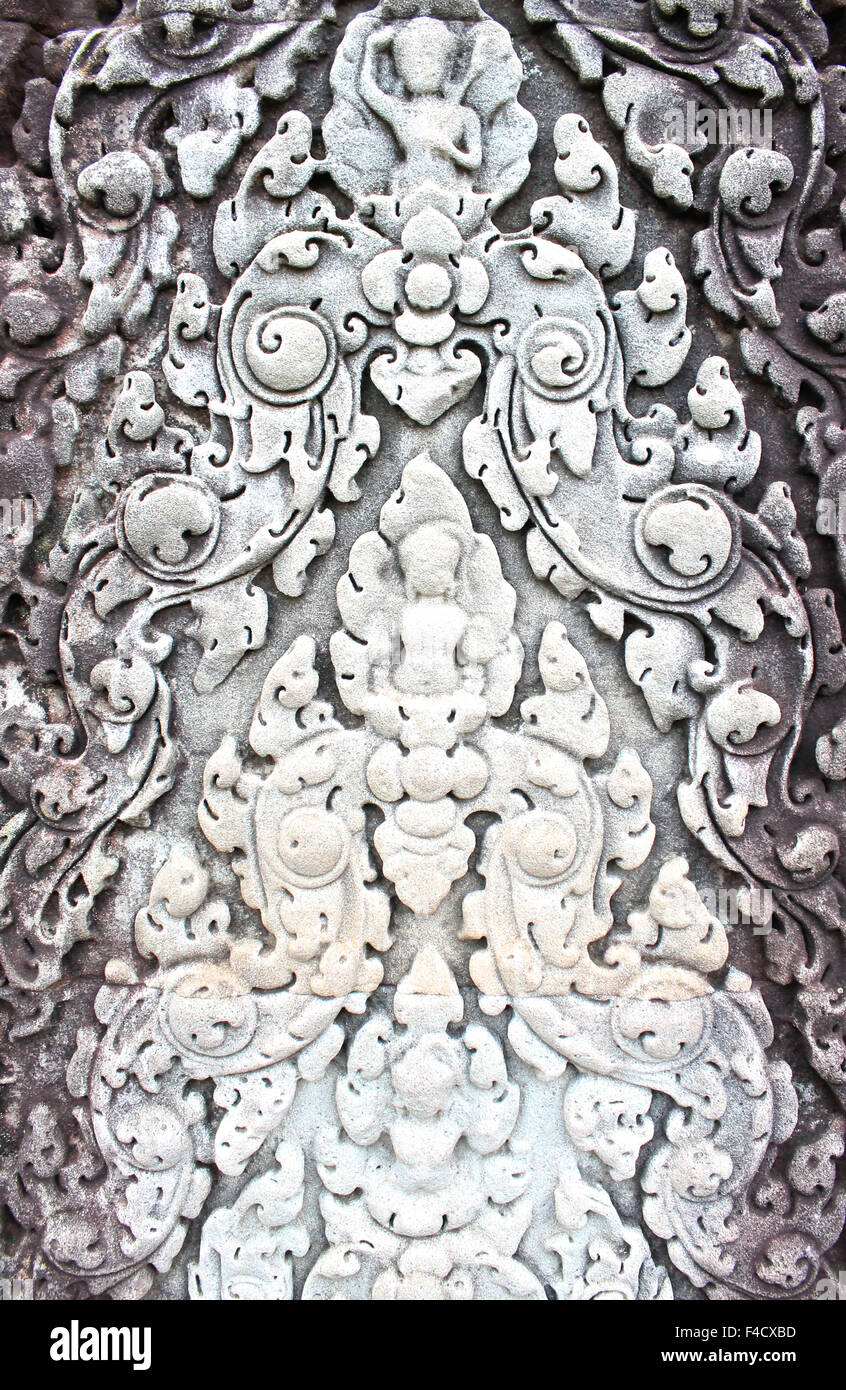 Angkor wat carving hi-res stock photography and images - Alamy