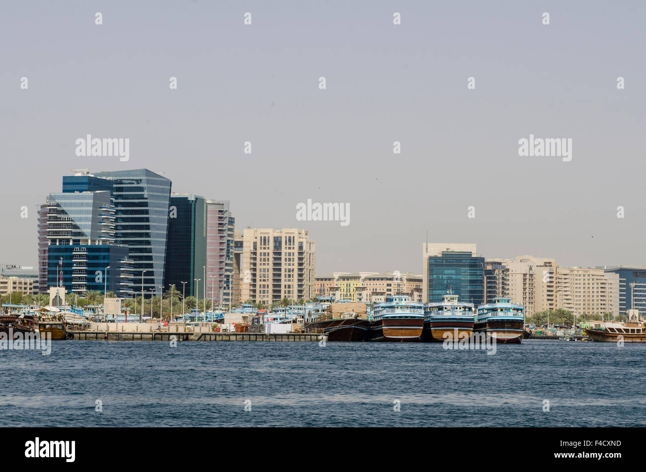 Dubai Creek Al Hamriya District, Dubai, United Arab Emirates Stock ...
