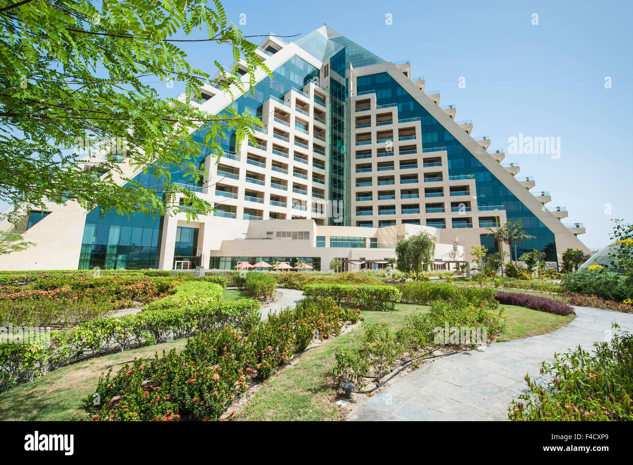 Raffles Dubai Hotel Dubai, United Arab Emirates Stock Photo - Alamy