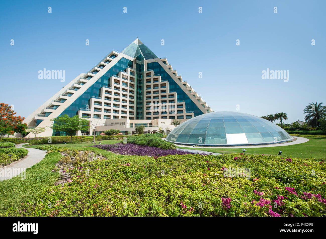 Raffles Dubai Hotel Dubai, United Arab Emirates Stock Photo - Alamy