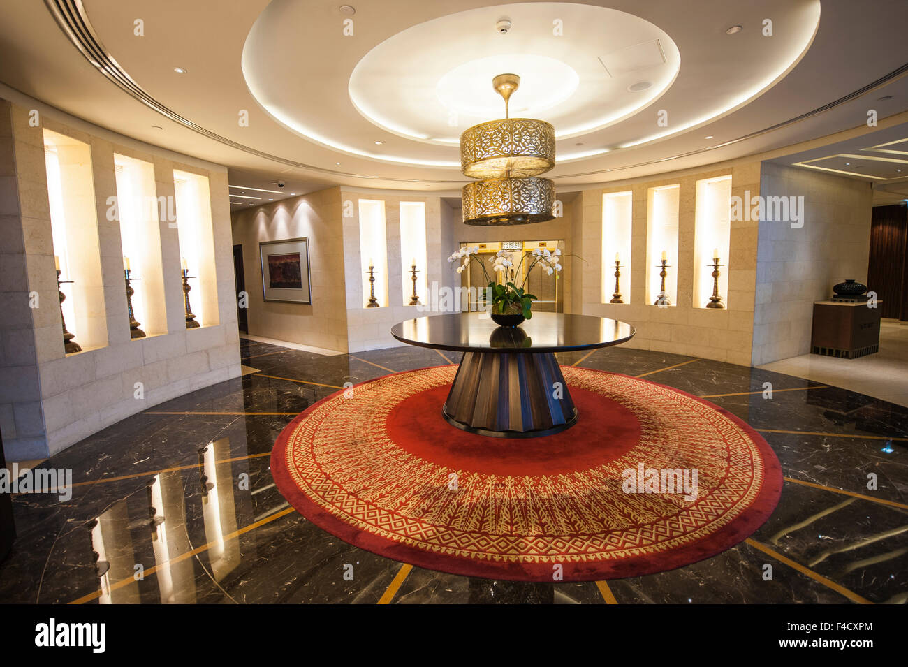 Raffles Dubai Hotel Dubai, United Arab Emirates Stock Photo - Alamy