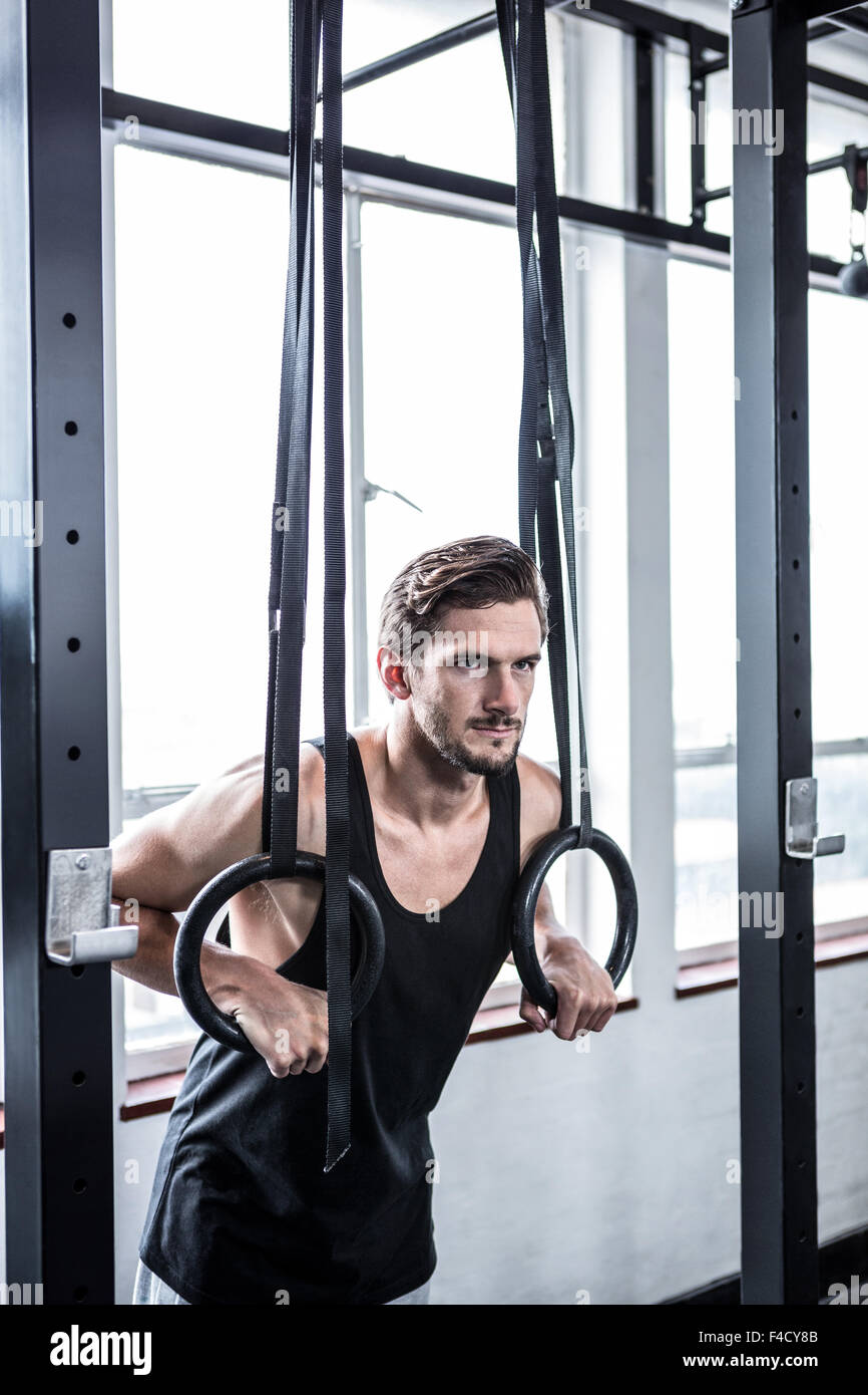 Man Rings Gym High Resolution Stock Photography and Images - Alamy