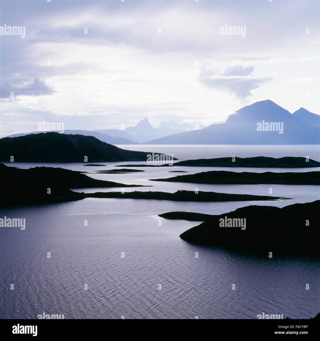 Vast sea with headlands, elevated view Stock Photo - Alamy