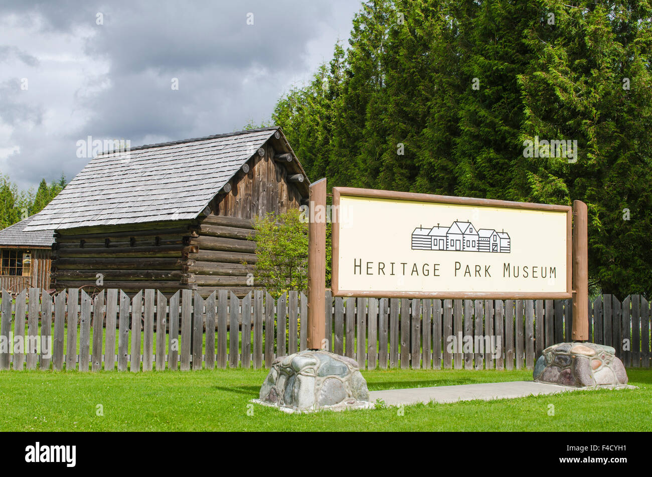 Heritage Park Museum, Terrace, British Columbia, Canada Stock Photo - Alamy